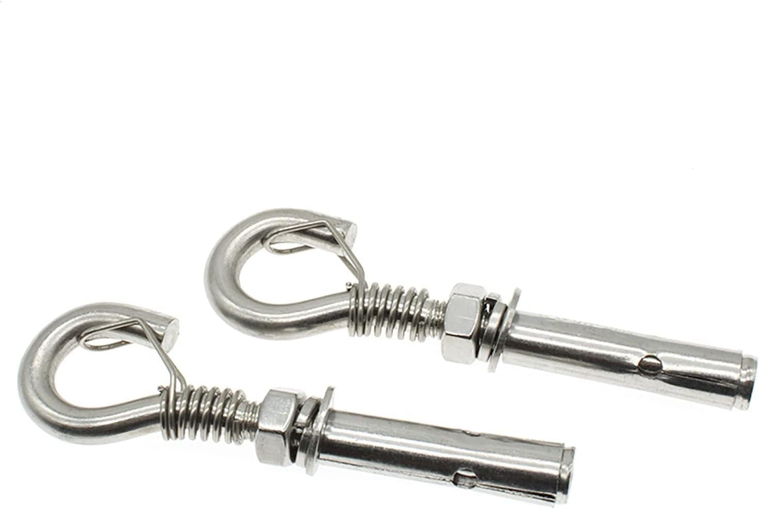 4Pcs Expansion Hook M8 Open Heavy Duty Expansion Screw Hook Anchor Bolt ...