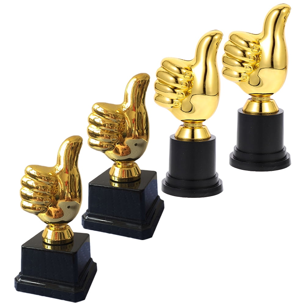 4Pcs Exquisite Trophy Cup Creative Trophy Model Children Trophy Decor ...