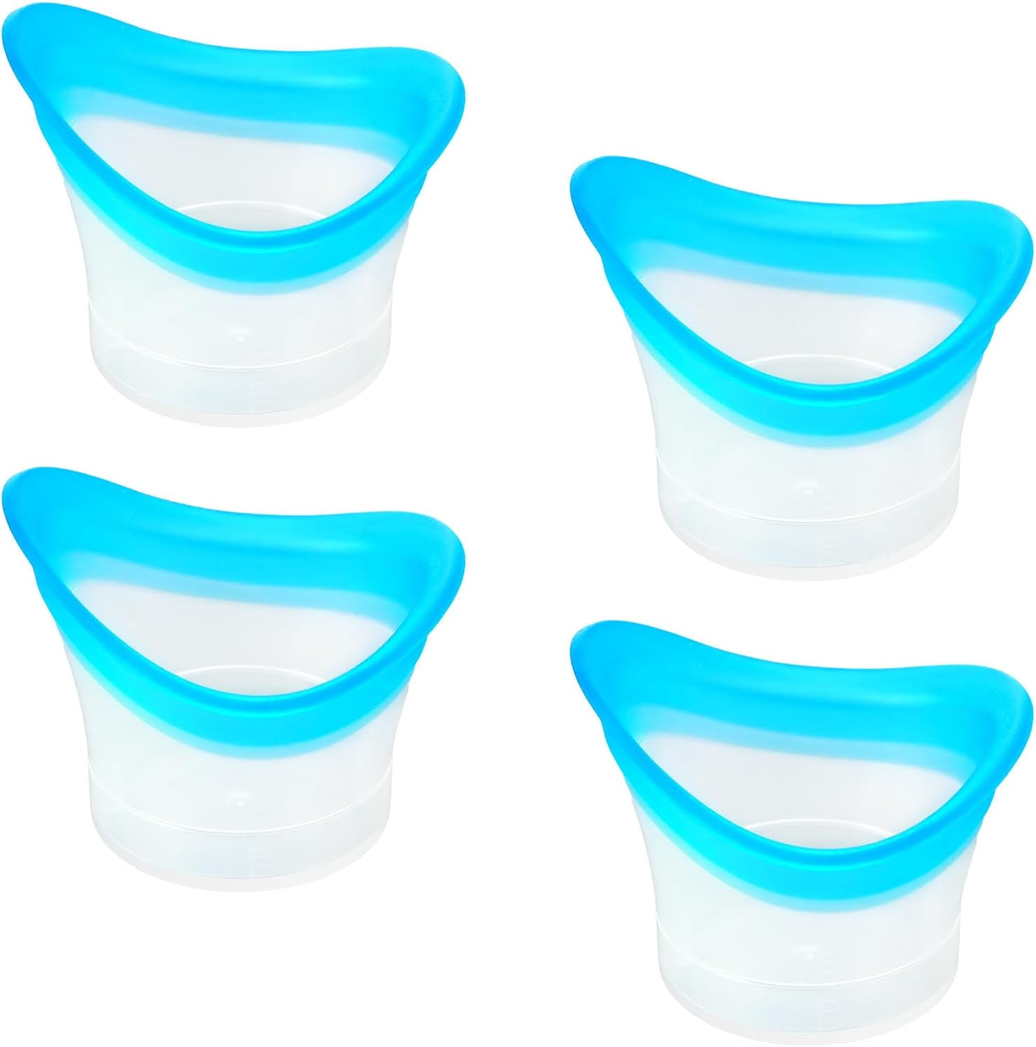 4Pcs Eye Wash Cup Eye Wash Bath Kit Silicone Eye Cleaning Cup for Eye ...