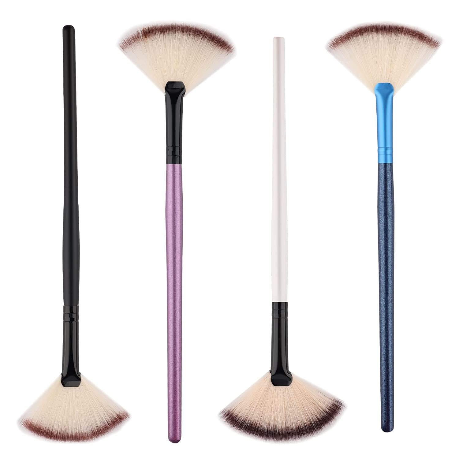 4Pcs Fan Brushes Fan Mask Brush Soft Facial Brushes Tools Facial Mask ...
