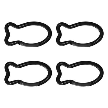 Opolski Pack Of 2 Aluminum Alloy D Shaped Carabiner Spring Snap Clip ...