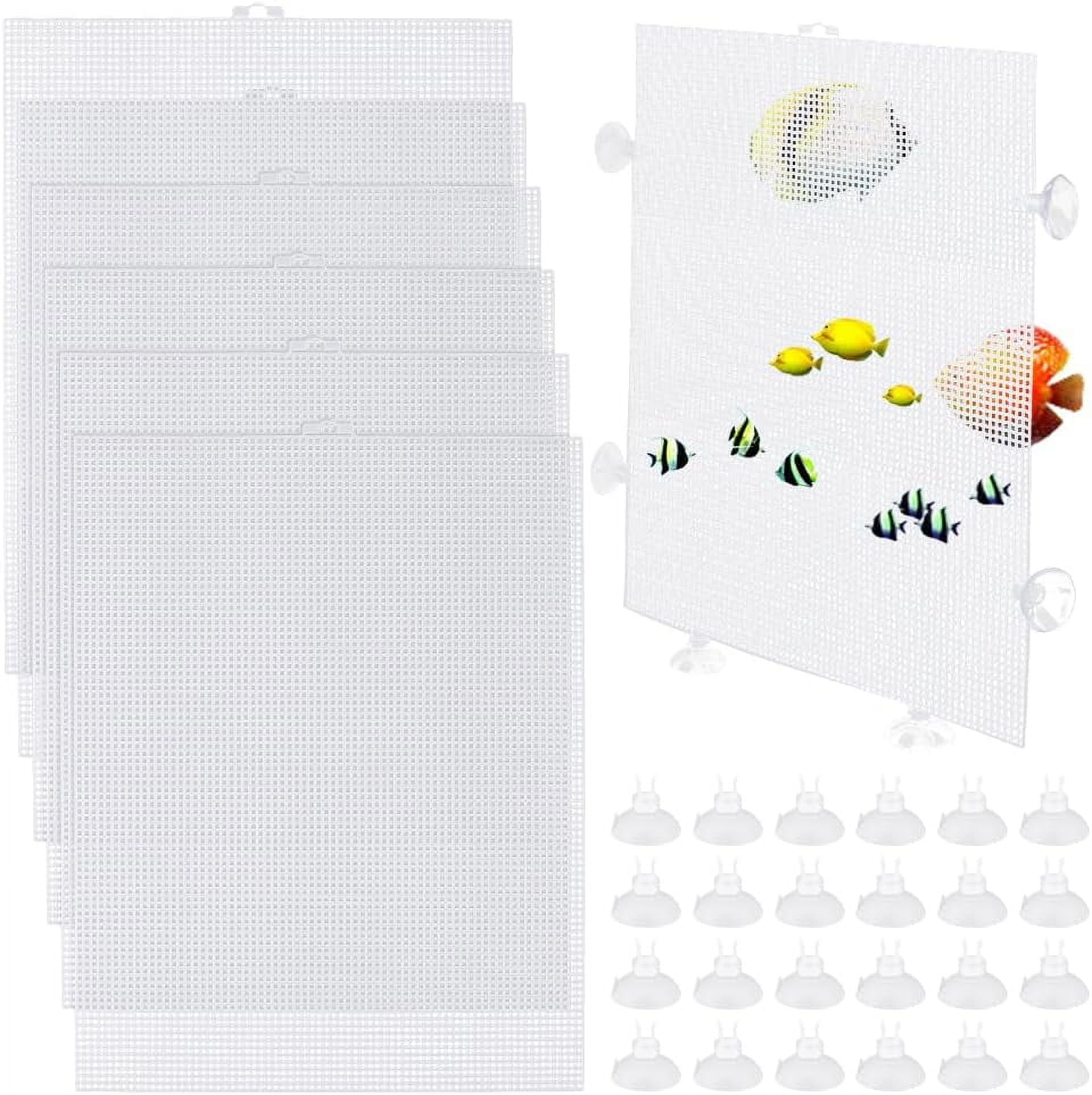 4Pcs Fish Tank Divider 13x10 Inch Aquarium Divider with 24pcs Suction ...