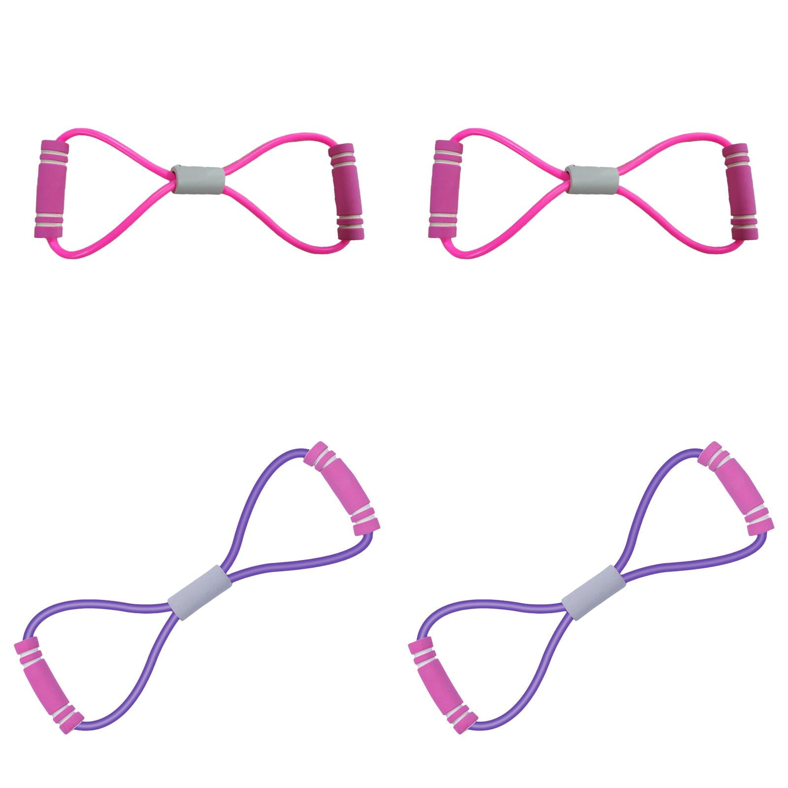 4Pcs Fitness Resistance Bands with Handles,Resistance Band with Handles ...