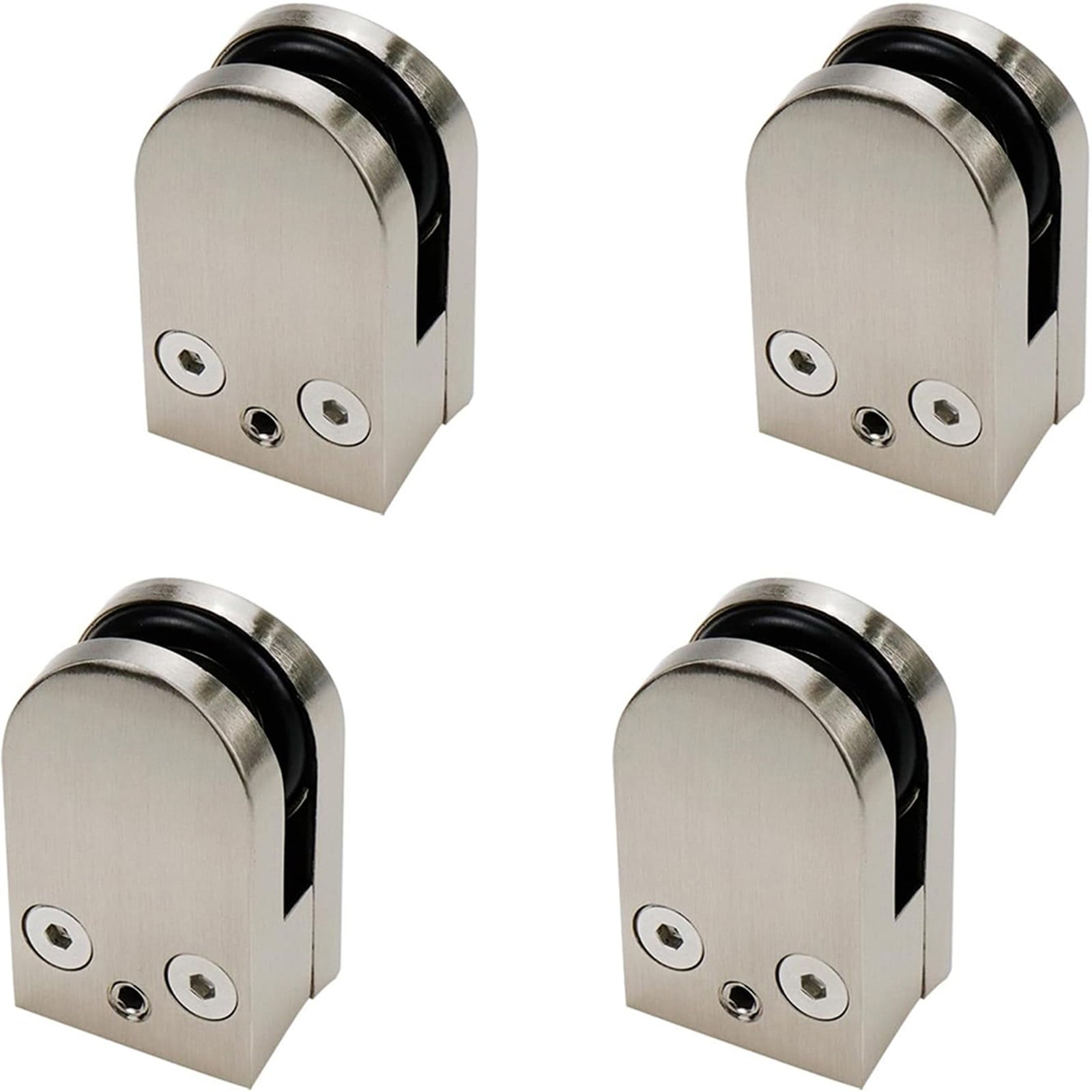 4Pcs Fixed Bracket Fish Mouth Clip 201 Small Flat Bottom Shower Glass ...