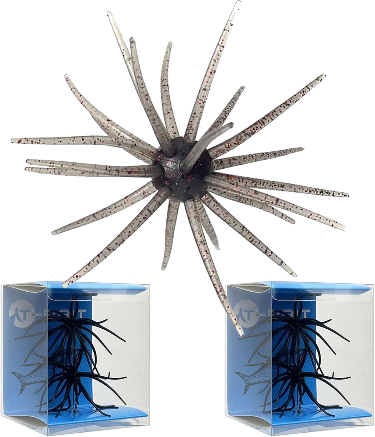 4Pcs Floating Sea Urchin Soft Lure | Tentacle Creature Lure, 4.33" & 3. ...