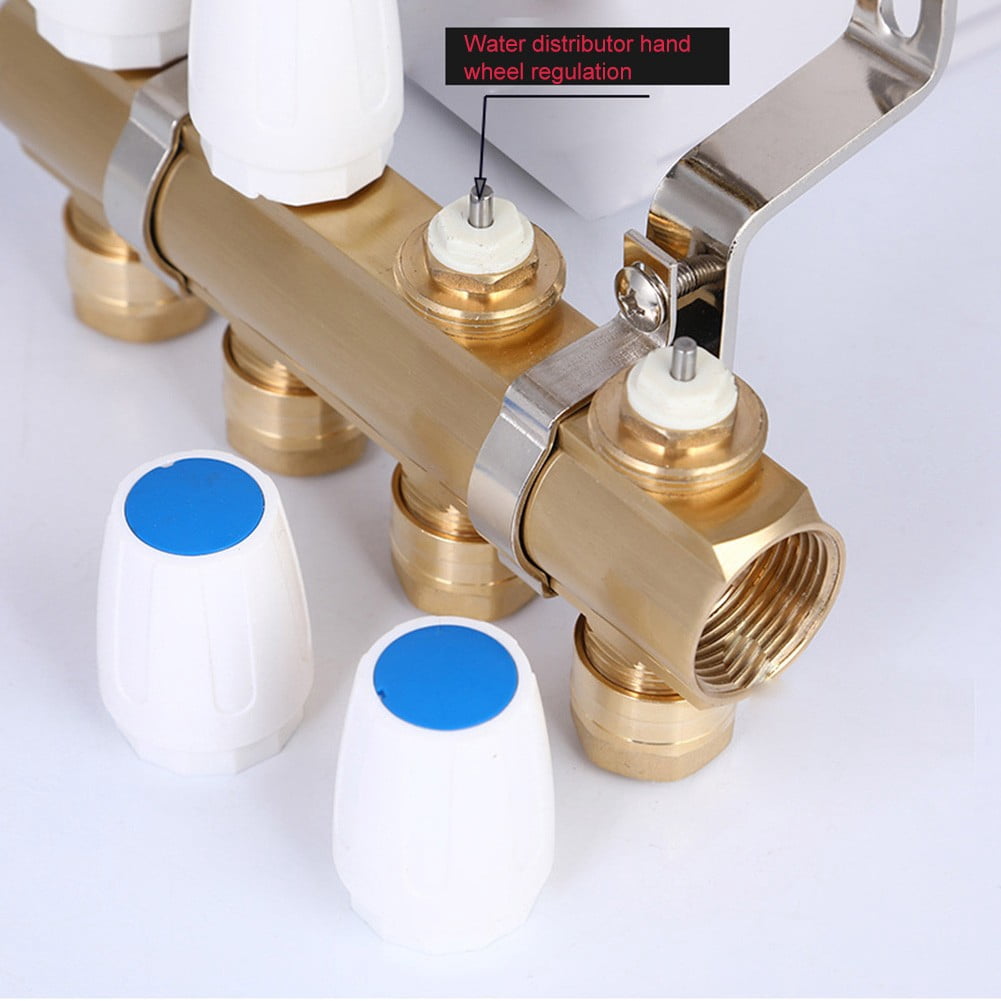 4Pcs Floor Heating Water Distributor Handwheel Switch Radiator Valve ...