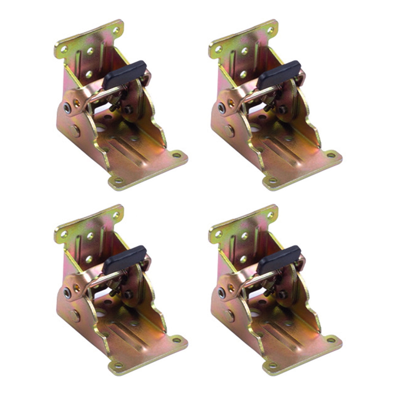 4Pcs Foldable Lock Hinge 90 Degrees Folding Hinge Bracket Extension ...