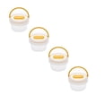 4Pcs Food Storage Canister Lid Airtight Kitchen Storage Box ,Household ...