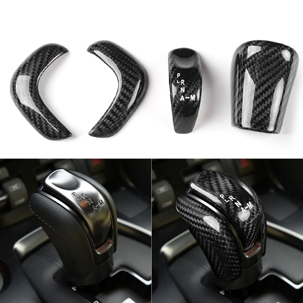 4Pcs For Nissan GTR R35 17-22 3K Red Carbon Fiber Interior Gear Shift ...