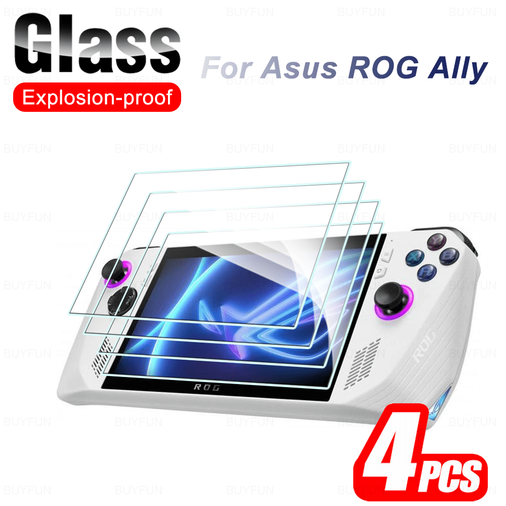 4Pcs For ROG Ally Tempered Glass Screen Protector For ROG Ally ROGAlly ...