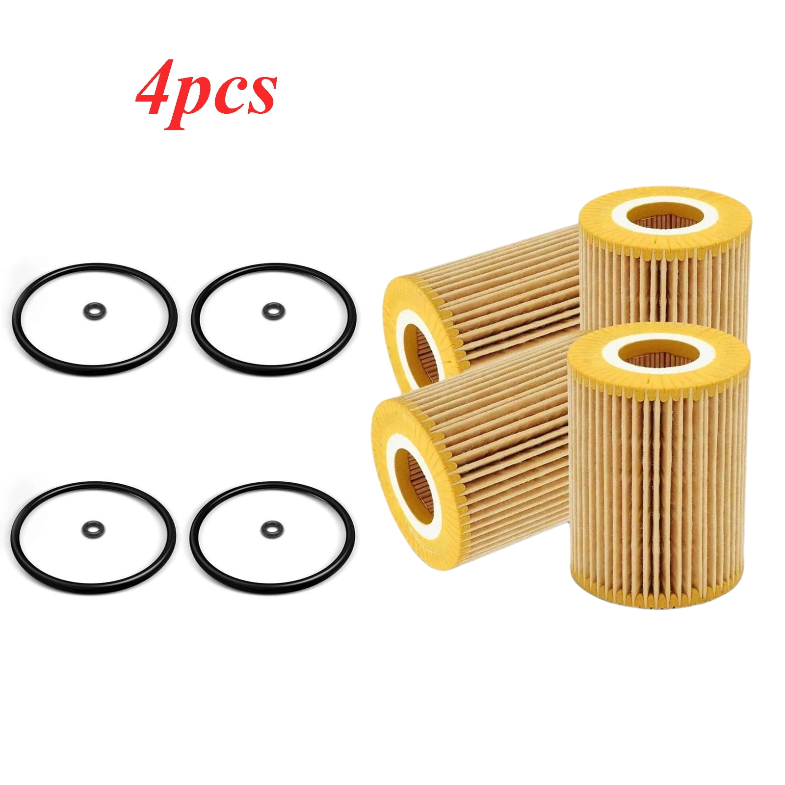 4Pcs For Sprinter 2500 3500 Diesel, Mercedes Bluetec CDI Oil Filter ...