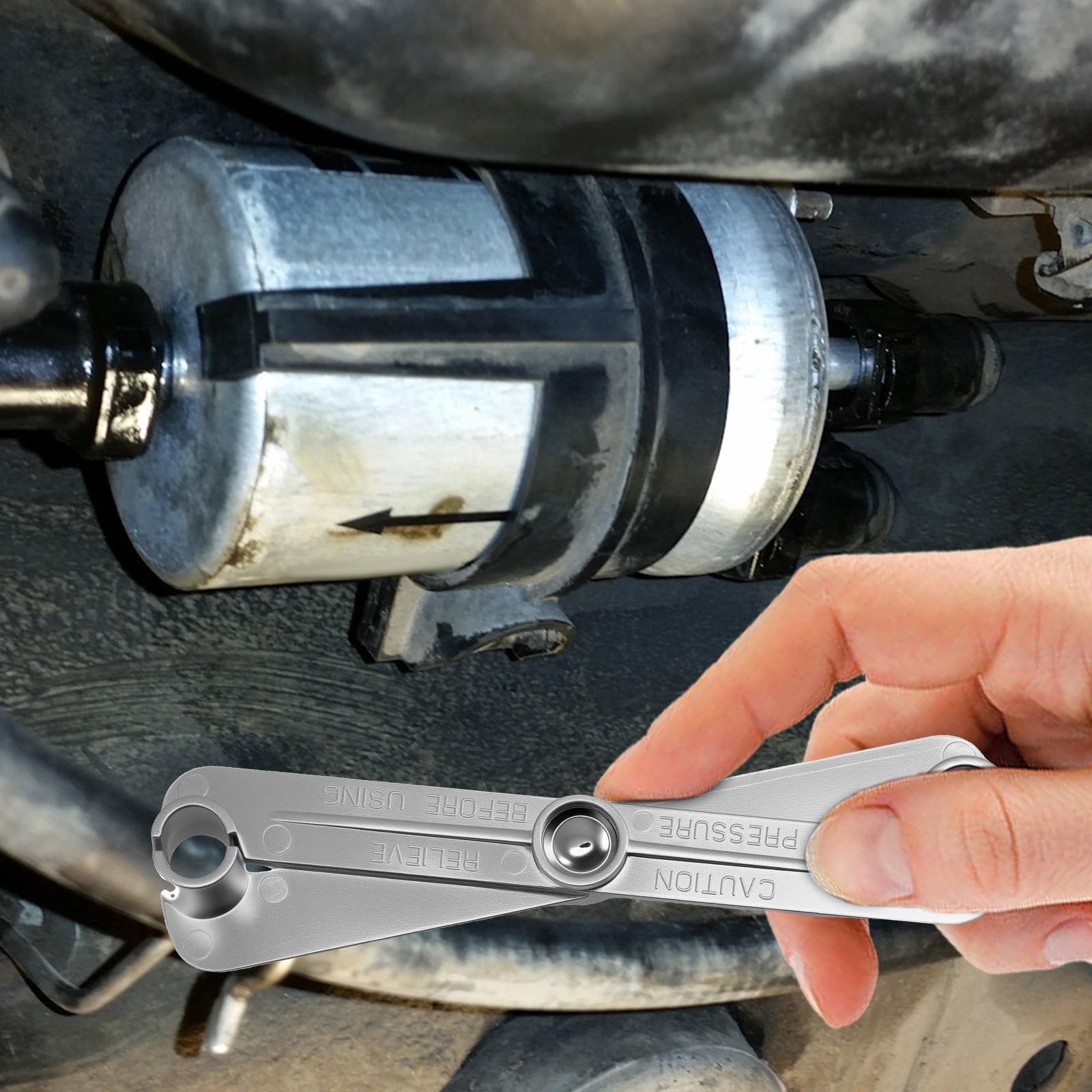 4Pcs Fuel Line Disconnect Tool Steel Fuel Filter Tool Accurate Control ...