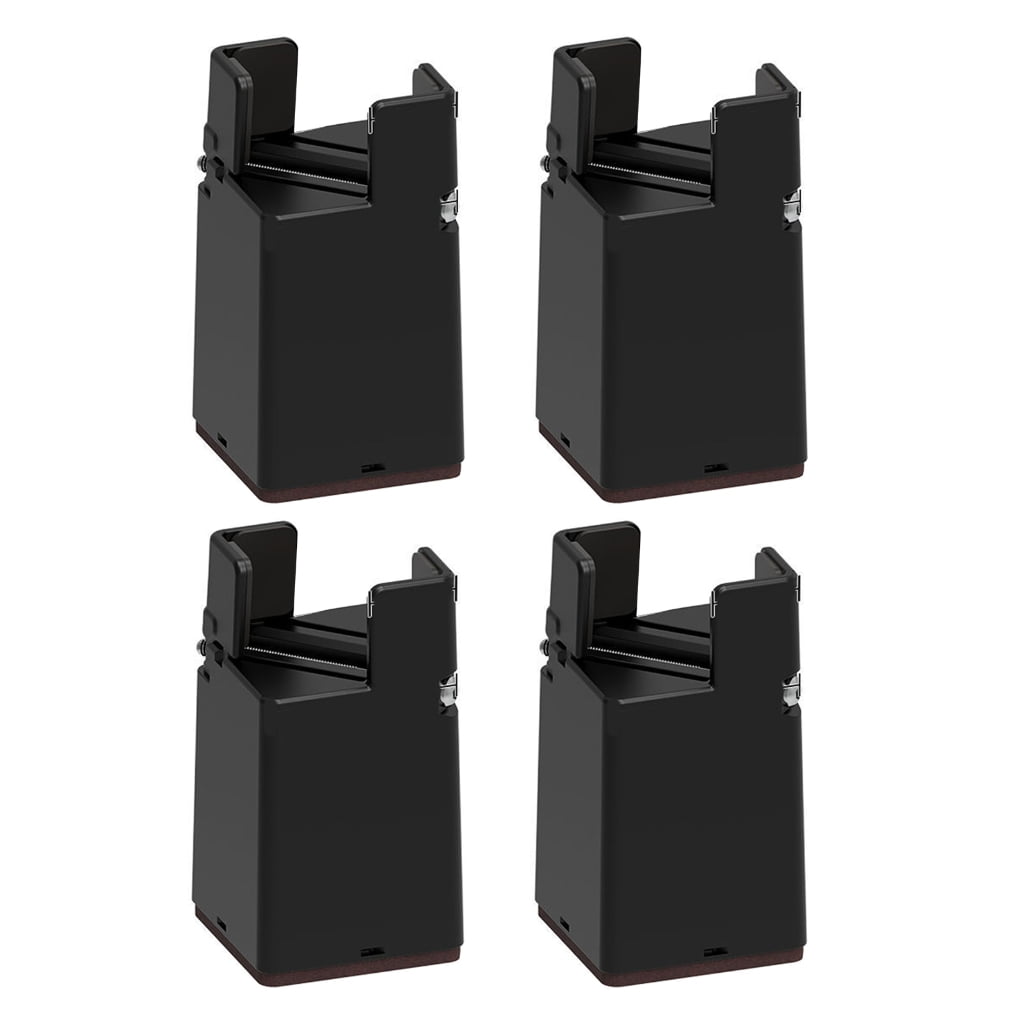 4Pcs Furniture Heightening Foot Pad Adjustable Furniture Leg Risers Bed ...