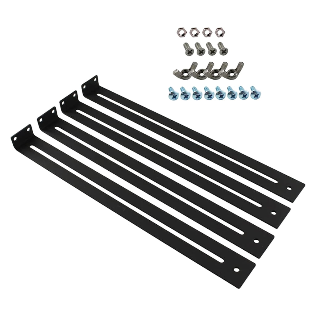 4Pcs Furniture Reinforcement Hardware Drawer Repair Kits Middle Mount ...
