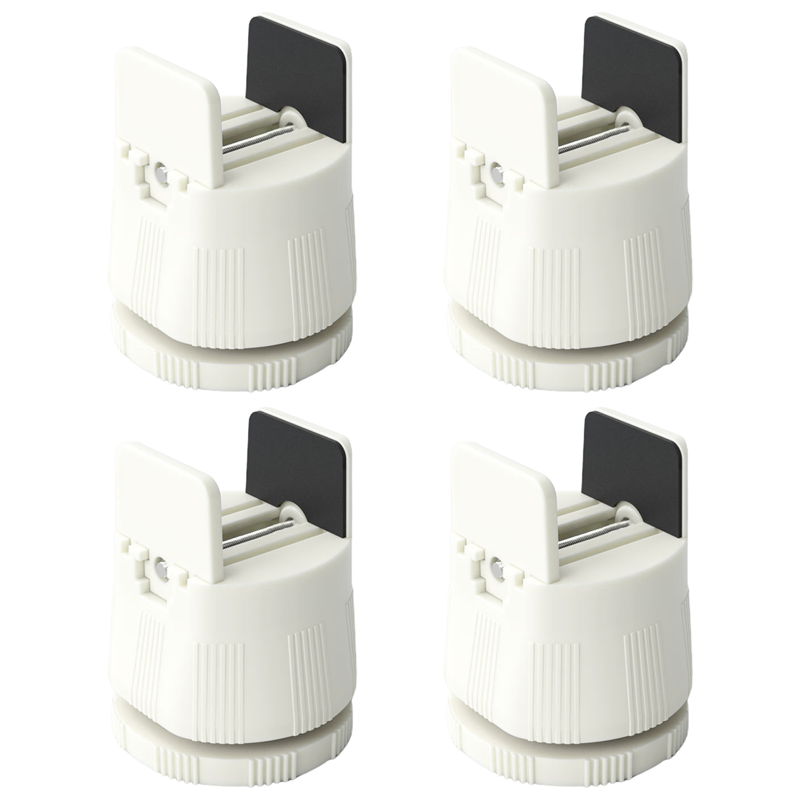 4Pcs Furniture Risers Non-slip 1500 Lbs Weight Capacity Table Foot Pad ...