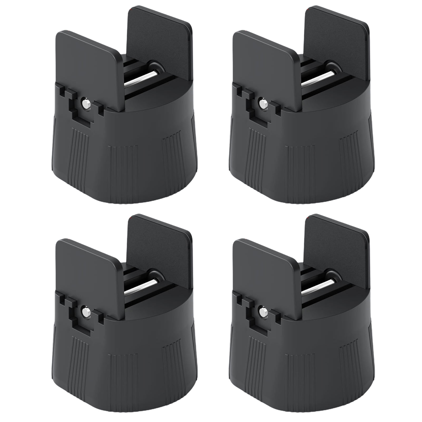 4Pcs Furniture Risers Non-slip 1500 Lbs Weight Capacity Table Foot Pad ...