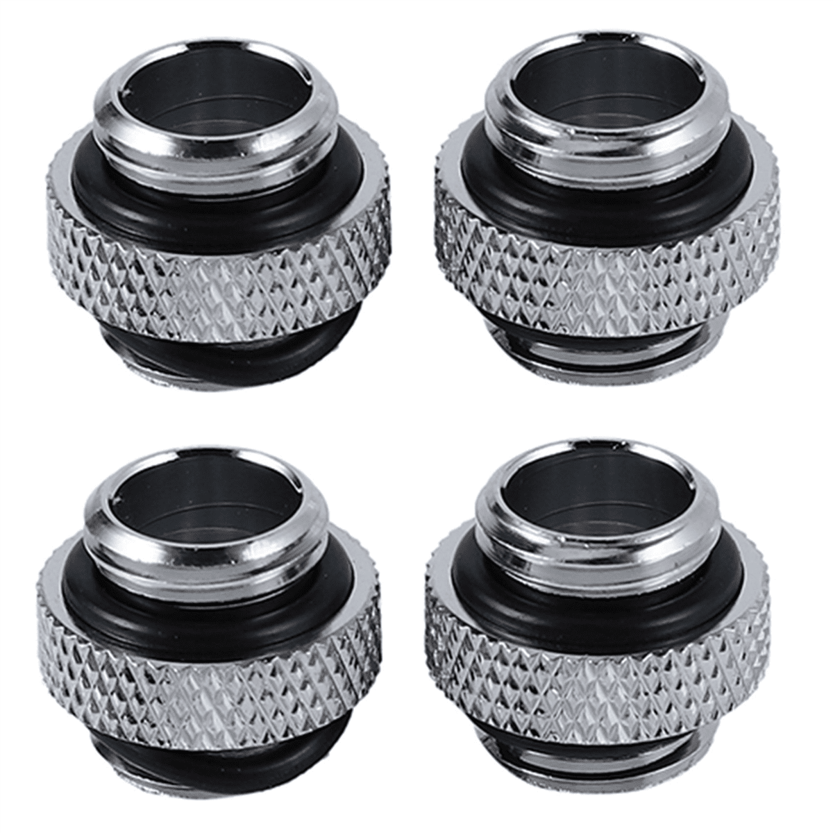 4Pcs G1/4 External Thread Male to Male Water Cooling Rotary Fitting ...