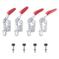 4Pcs GH-301AM 45Kg Toggle Clamp Quick Release Pull Action Vertical ...