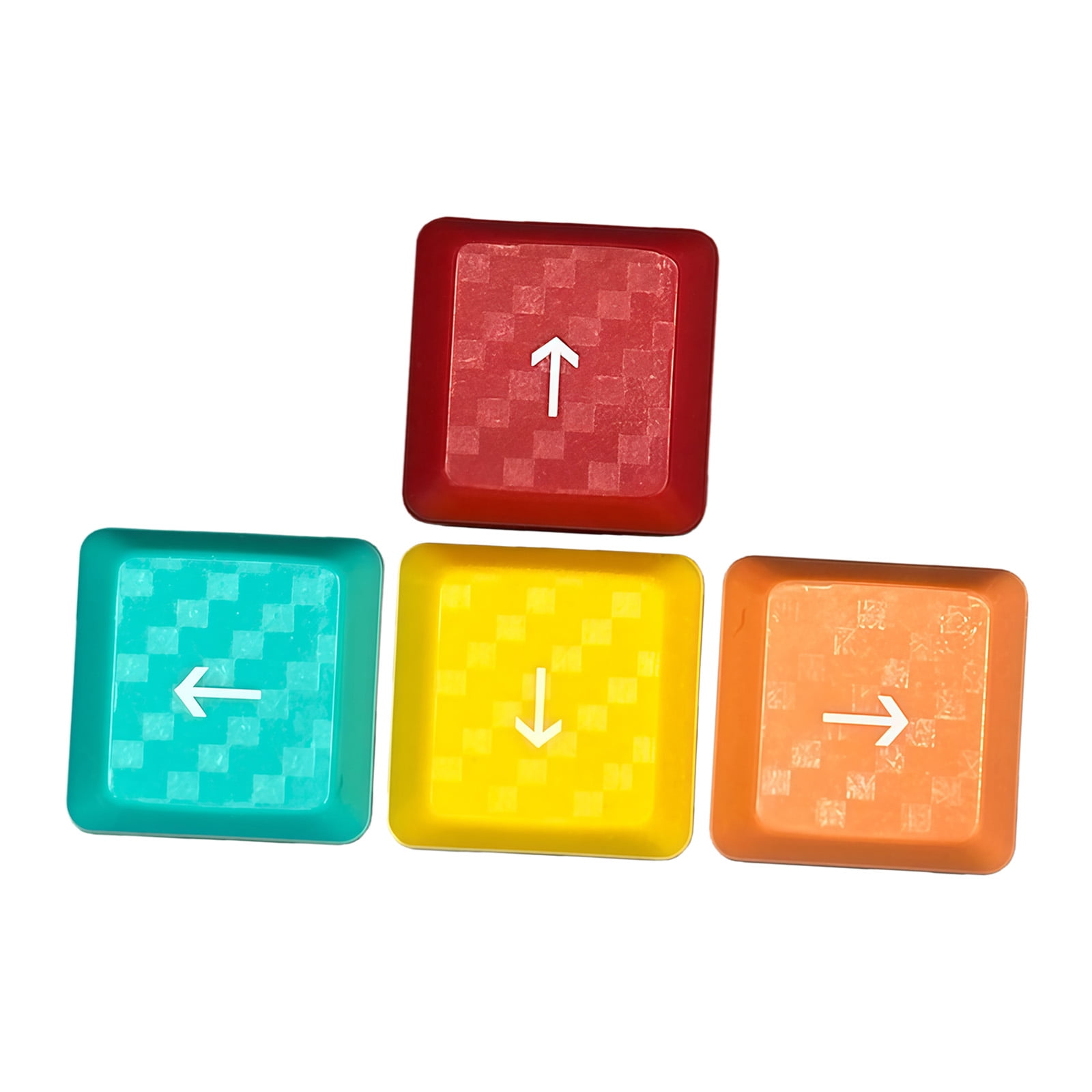 4Pcs Gaming Keycaps WASD Arrows Keycap Nonslip Cover Translucents Key ...