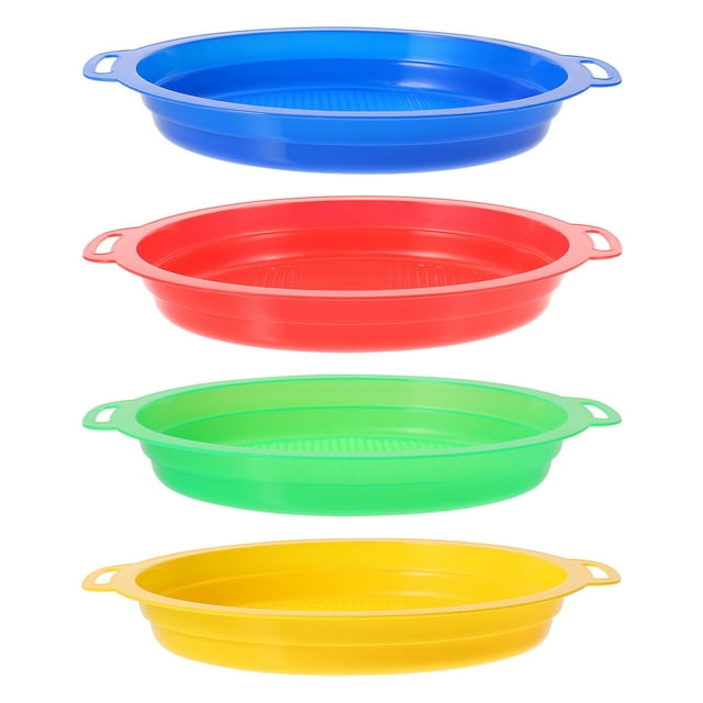 4Pcs Garden Sieves Portable Sifters for Compost Soil Plastic Sand Mesh ...