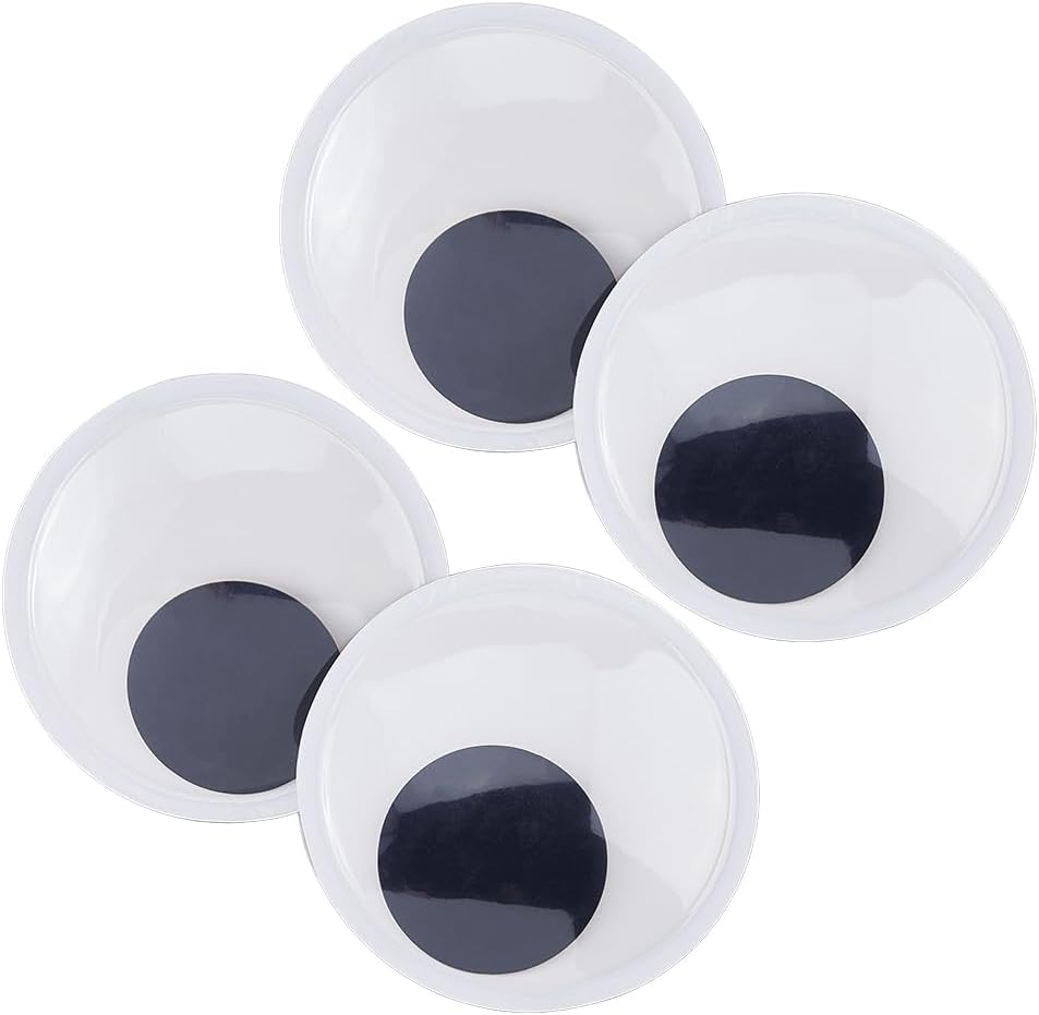 4Pcs Giant Wiggle Eyes 15cm/5.9inch Self-Adhesive Googly Eyes Large ...