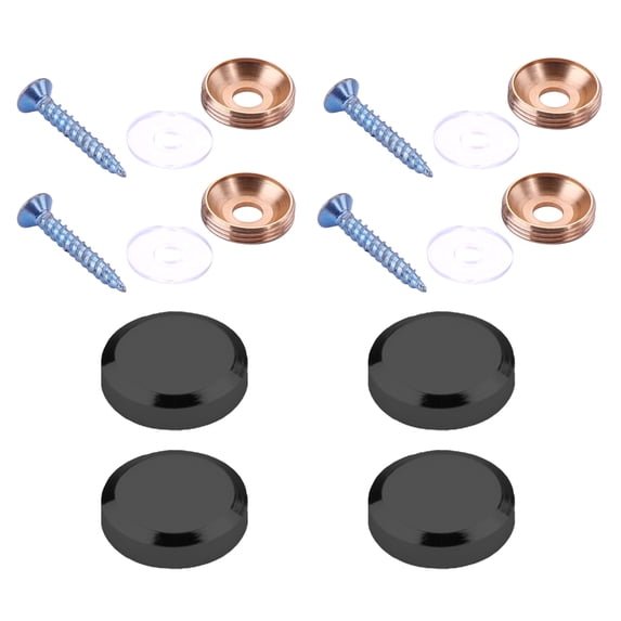 4Pcs Glass Screws Decorative Caps Covers Glass Fastener Advertising ...