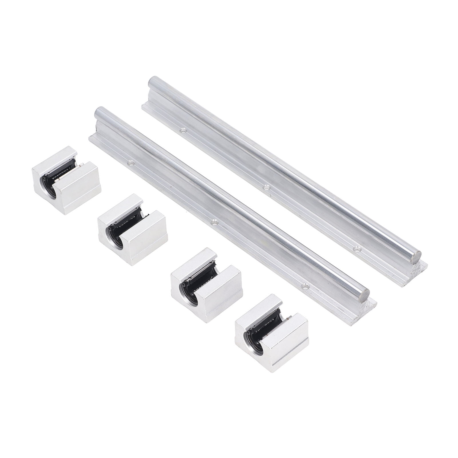4Pcs Guide Rail & Slide Block Set: Precision Linear Motion For Accurate CNC & Automation ...