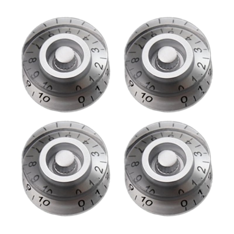 4Pcs Guitar Knobs Potentiometer Guitar Turn Knobs Replacements Bass ...