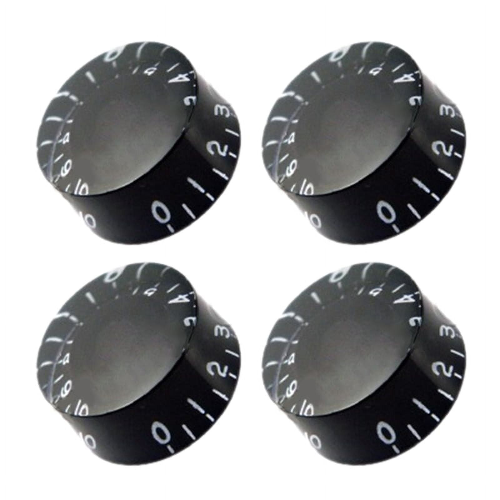 4Pcs Guitar Knobs Potentiometer Guitar Turn Knobs Replacements Bass Effect Button Control Knobs ...
