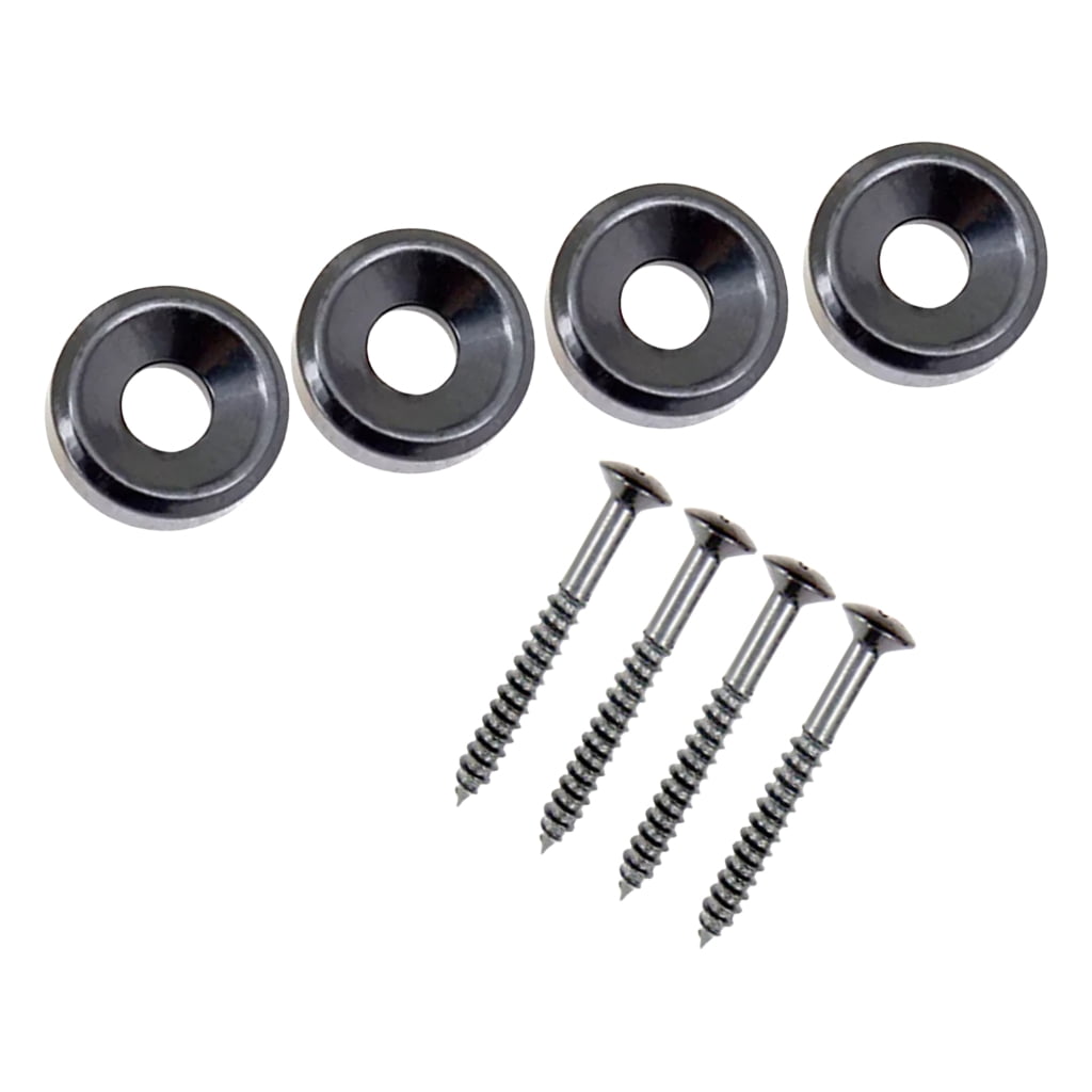 4Pcs Electric Guitar Neck Joint Bushings Ferrules and Bolts Guitar Neck ...