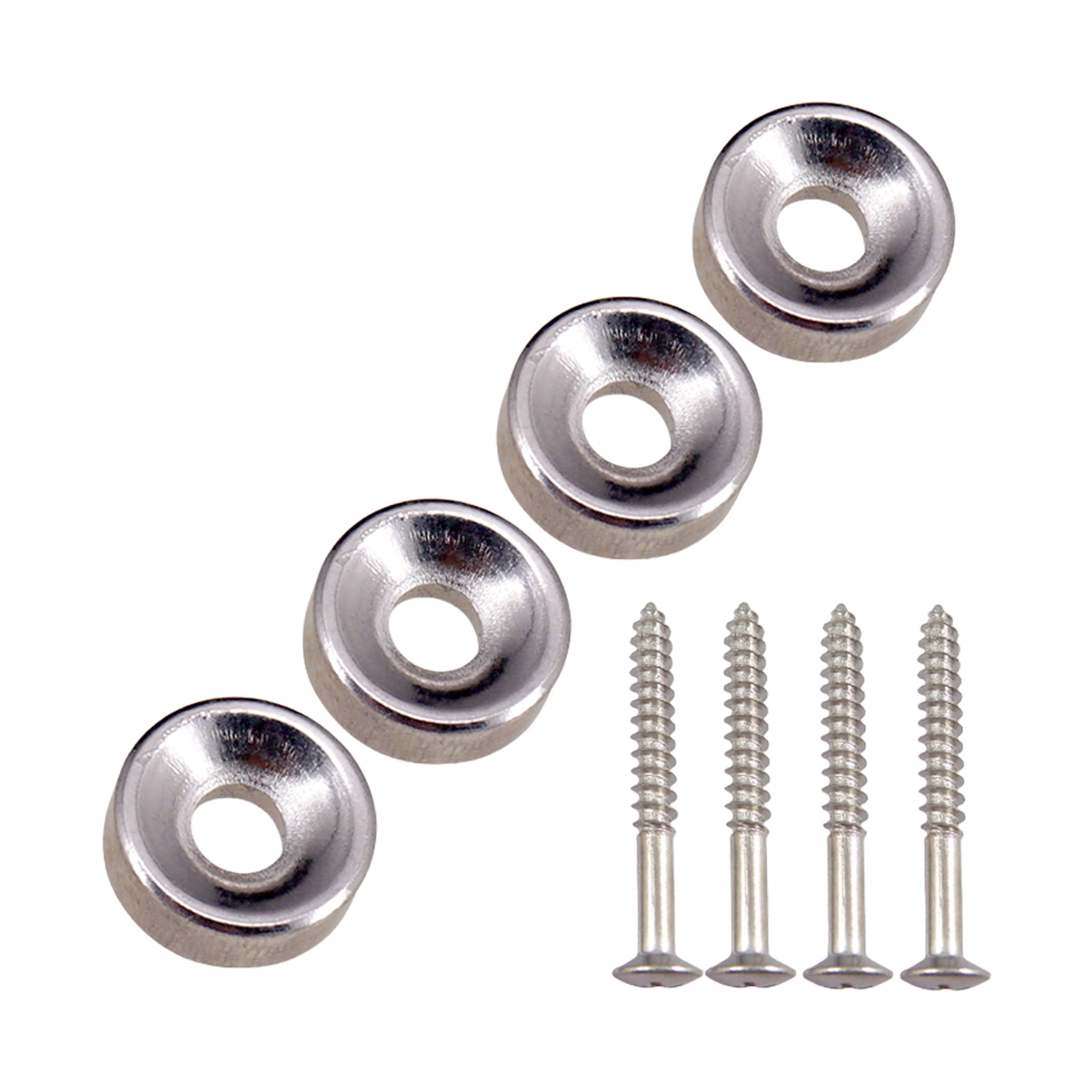 4Pcs Guitar Neck Joint Bushings and Bolts Mounting Ferrules Guitar Body ...