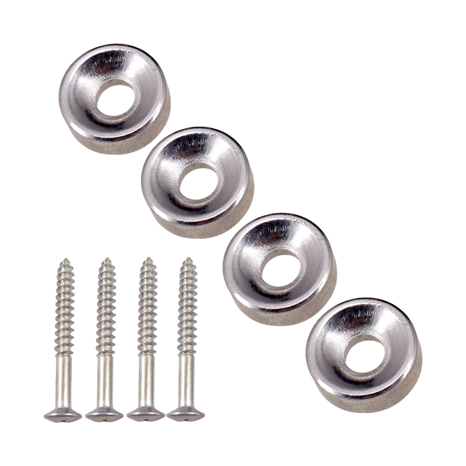 4Pcs Guitar Neck Mounting Screws Neck Joint Bushings Ferrules & Bolts ...