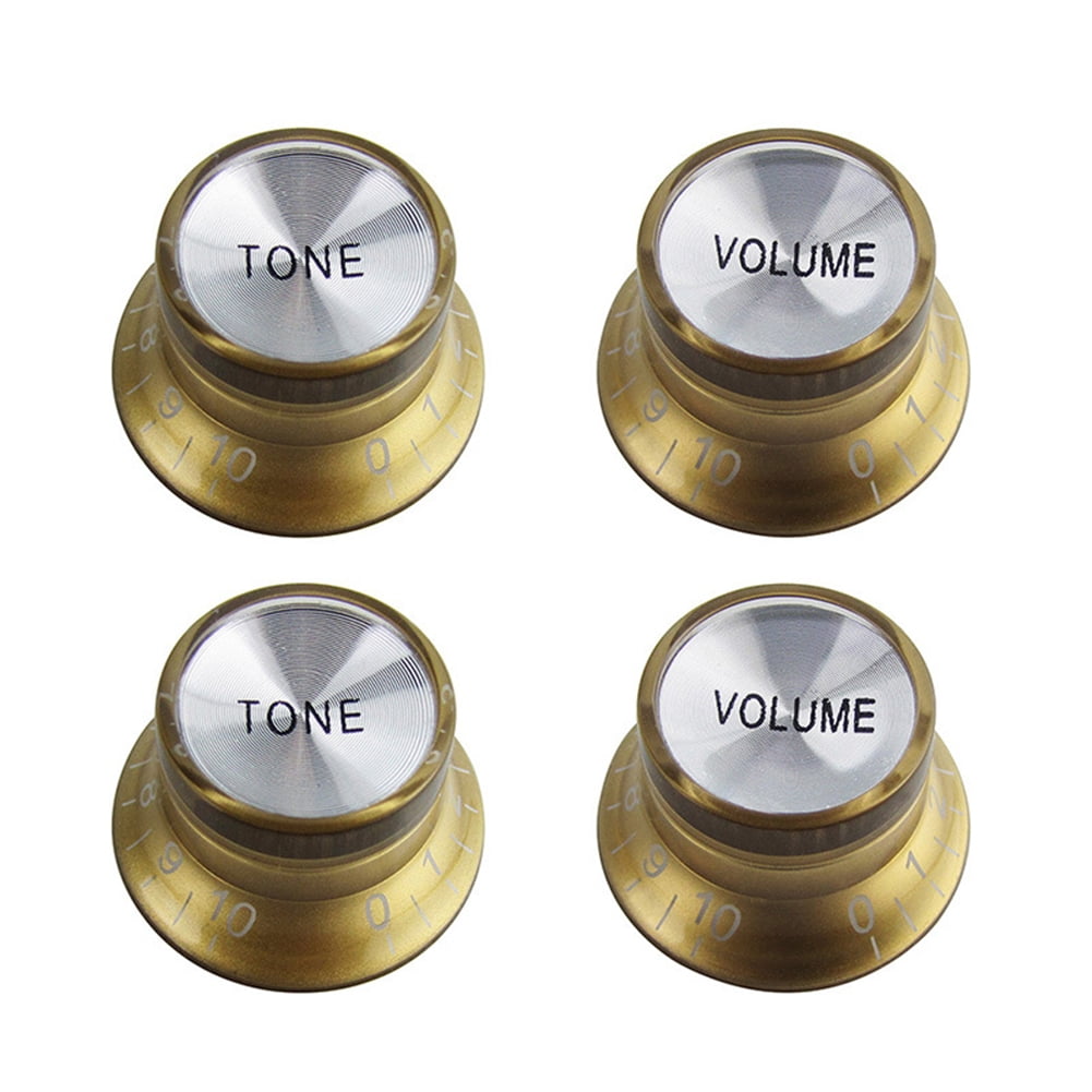 4Pcs Guitar Speed Control Knobs 2 Volumes 2 Tones Knob For LP SG ...