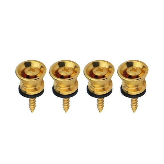 4Pcs Guitar Strap Locks Buttons End Pin Security Straplocks for ...