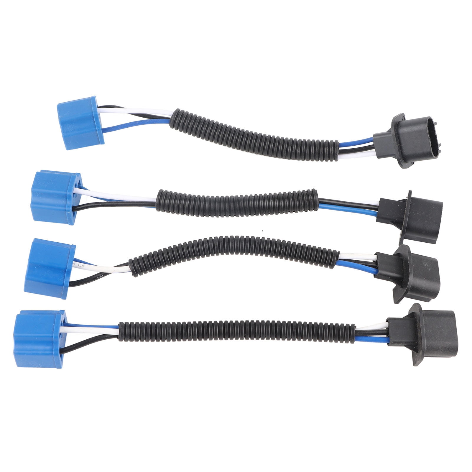 4Pcs H13 to H4 Adapter Cable Plug and Play Replacement for Wrangler JK ...