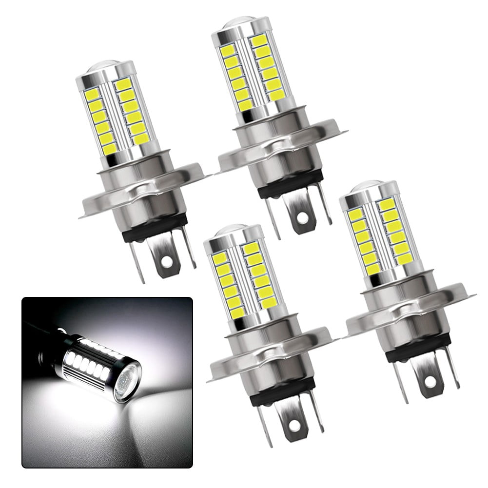 4Pcs H7 Universal Led Headlight Bulbs Conversion Kit Super Bright High ...