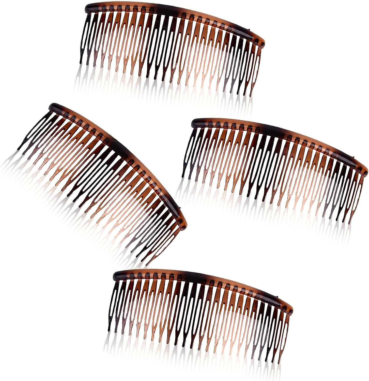 4Pcs Hair Combs Slides for Women,French Side Clips Accessories Cute ...