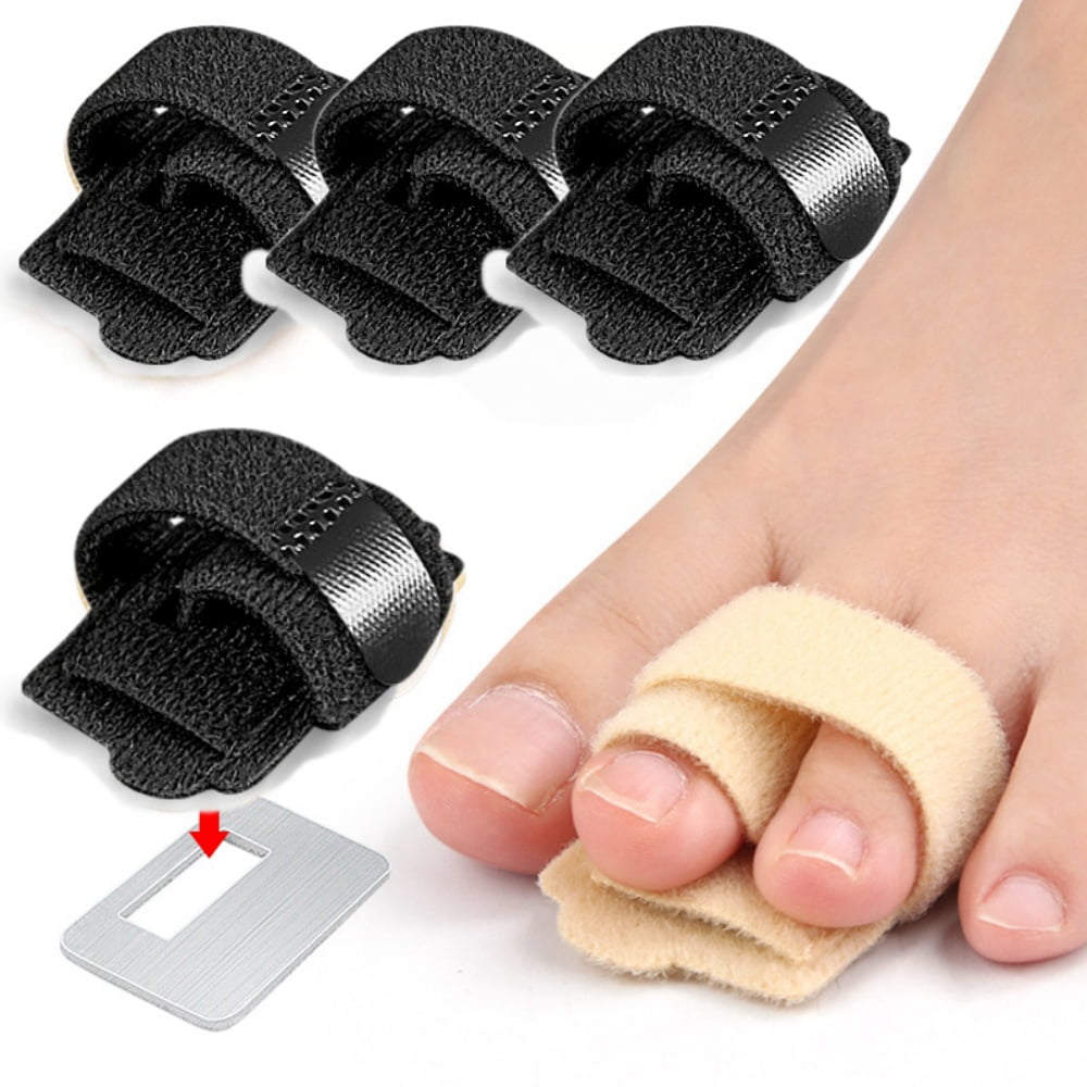 4Pcs Hammer Toe Straightener Corrector Splint Toe Wraps, Brace ...