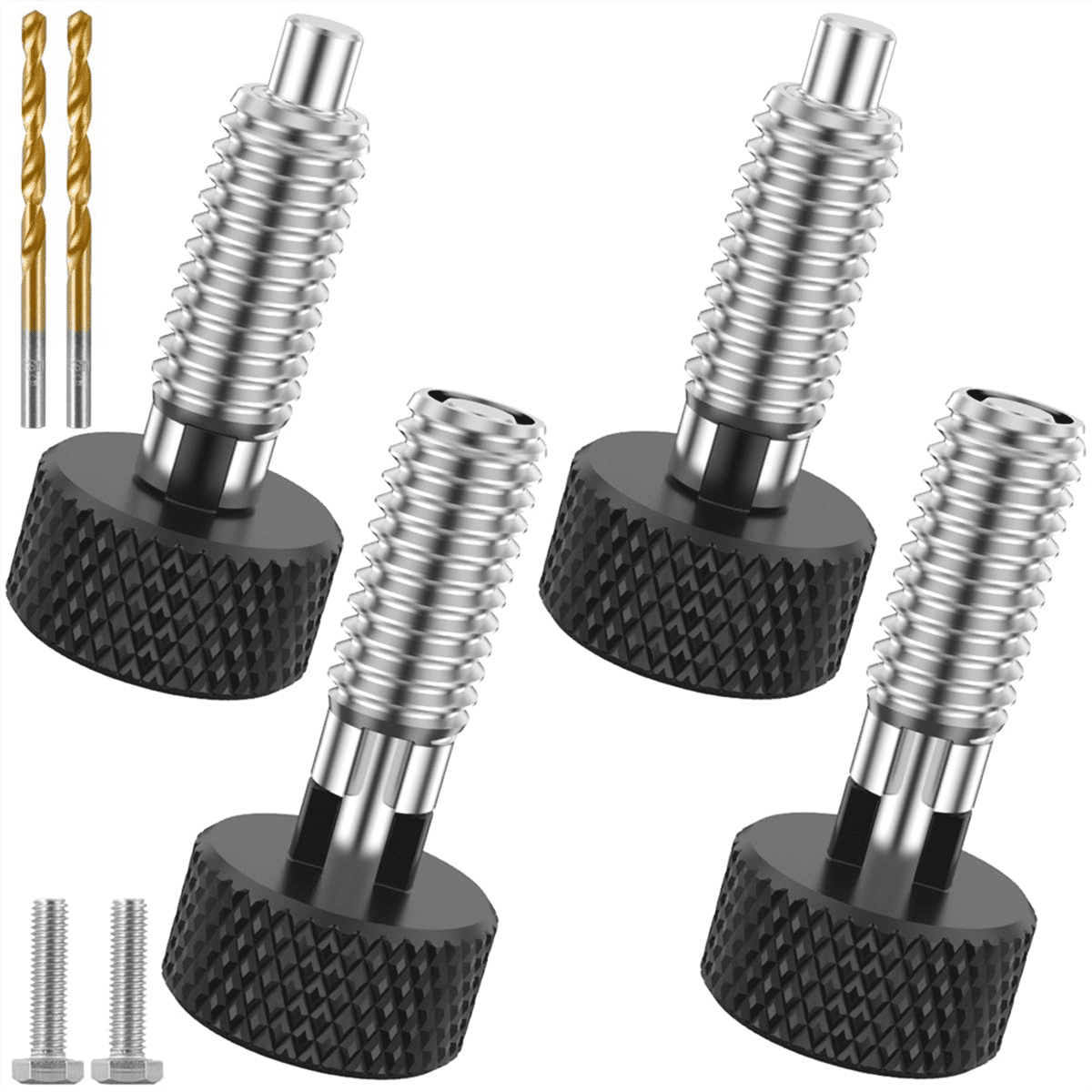 4Pcs Hand Retractable Spring Plunger Lock Out M6 Release Pins - Walmart.com