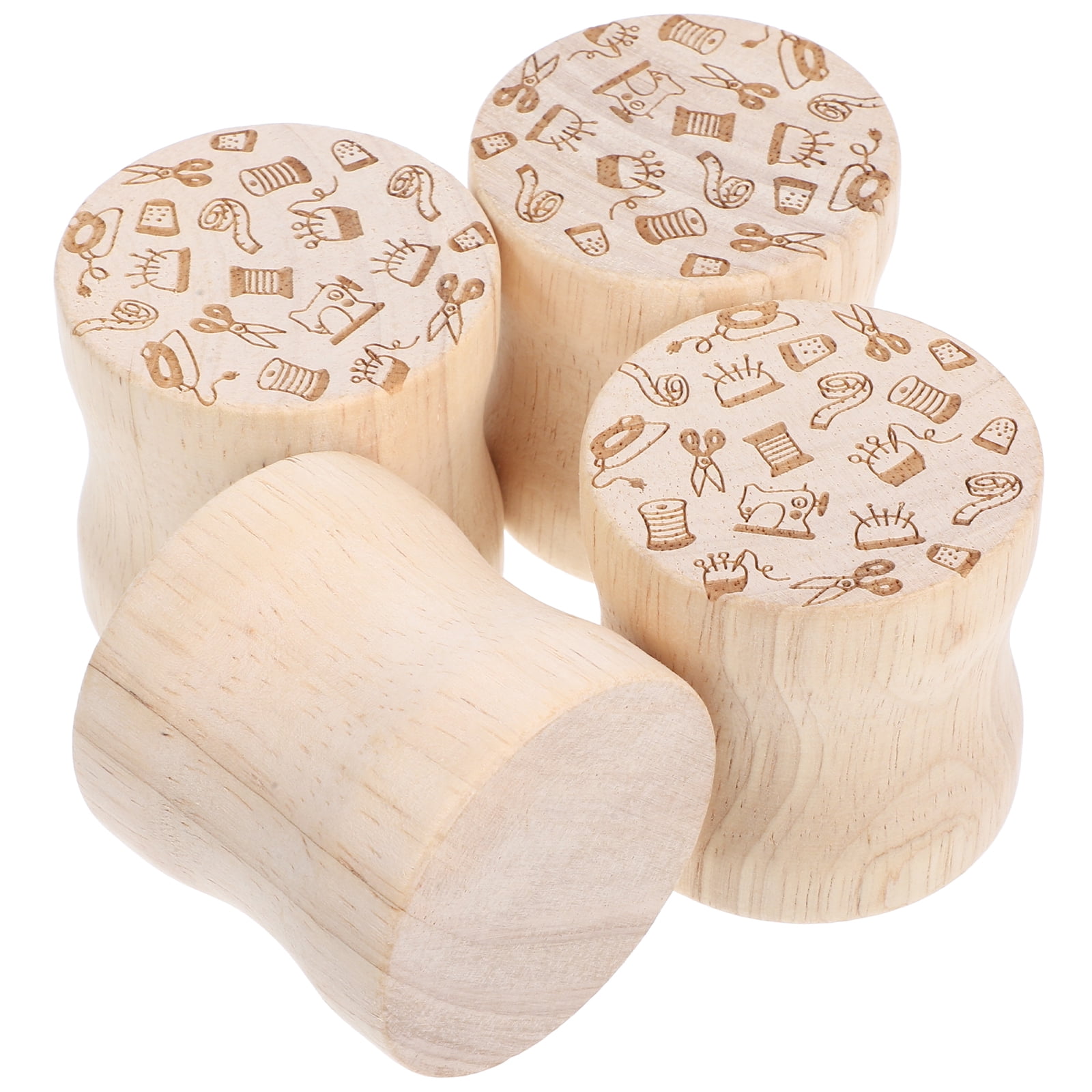 4Pcs Wood Tailors Clapper Wooden Clapper Sewing Tool Steam Iron Tailor ...