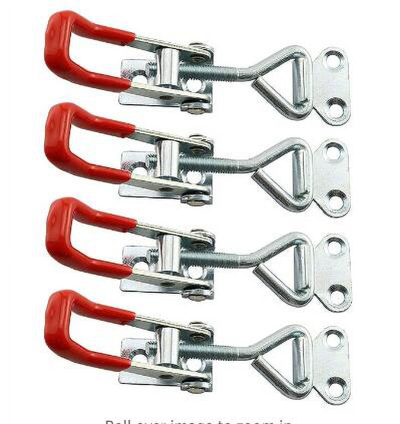 4Pcs Heavy Duty Adjustable Toggle Clamp Toggle Pull Latch Hasp Clamps ...