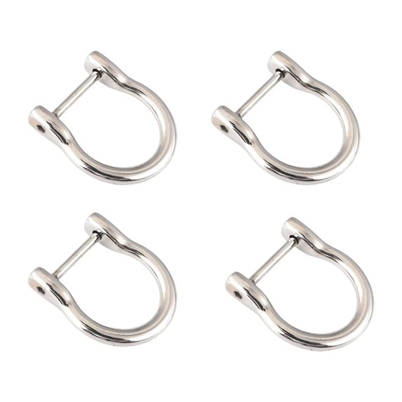 4Pcs Heavy Duty U-Shape Hook 20mm Diameter Interchangeable Fasteners ...
