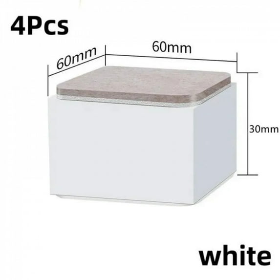 4Pcs Heavy Furniture Heightening Foot Pad Sofa Bed Table Chair Wear ...