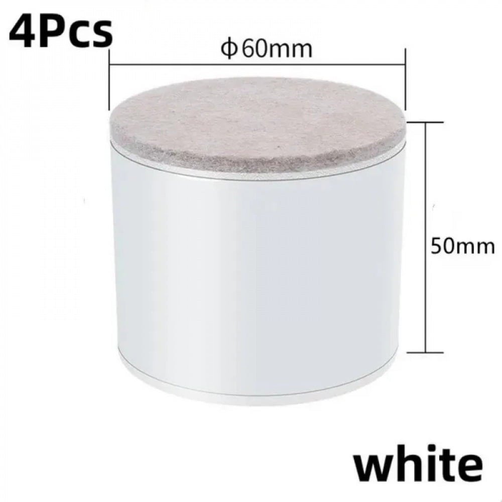 4Pcs Heavy Furniture Heightening Foot Pad Sofa Bed Table Chair Wear ...