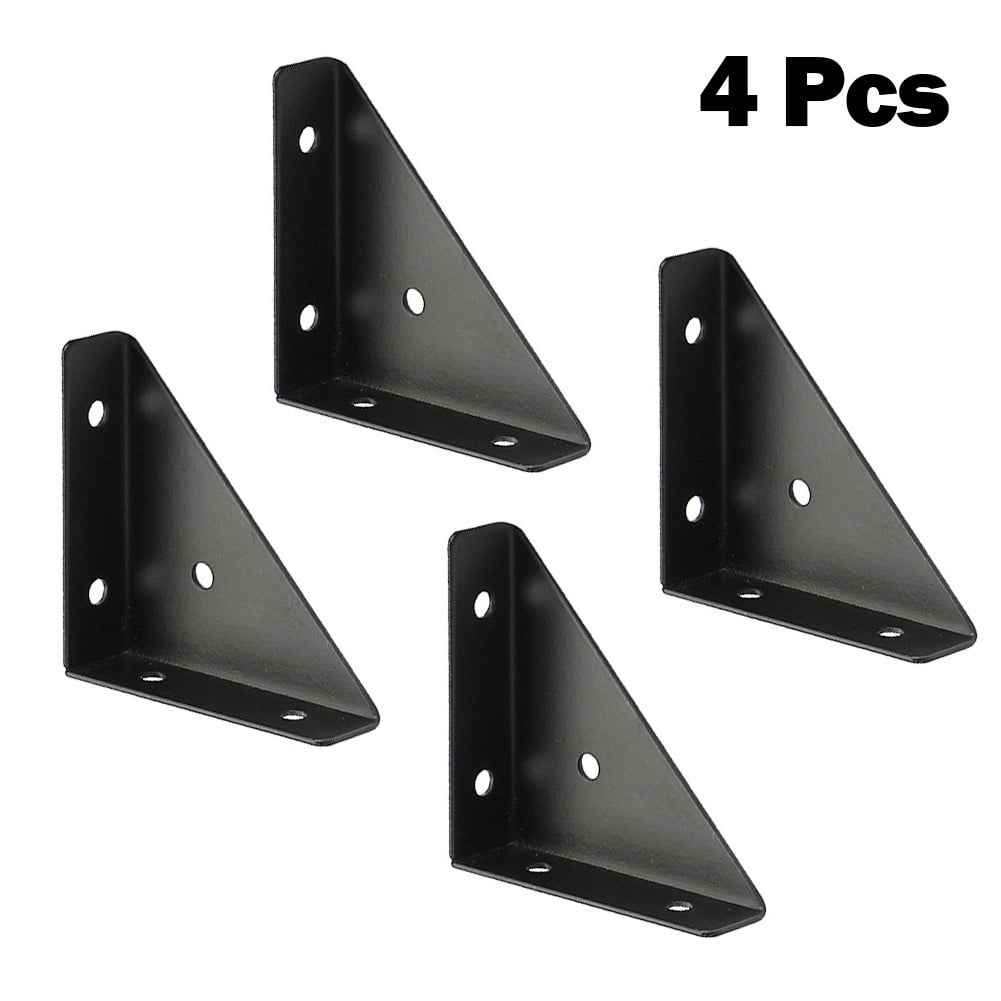 4Pcs Heavy Iron Angle Corner Brackets Protector Right Angle Corner ...