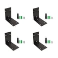 4Pcs Heavy Load Bearing Stainless Steel Shelf Brackets Right Angles ...