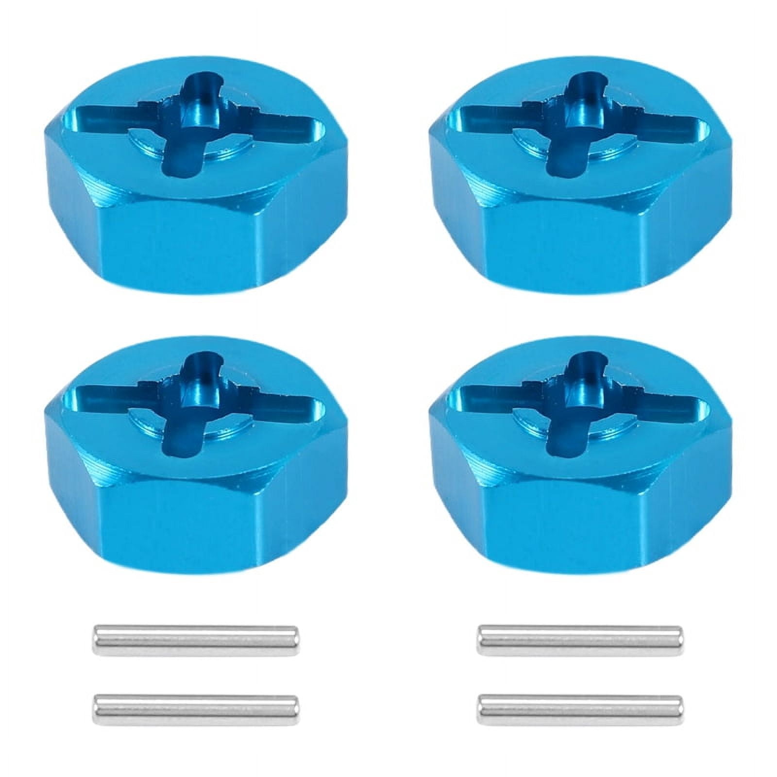 4Pcs Hexagonal Combiner Wheel Rim Hex 7Mm Upgrade 12Mm Metal Adapter ...