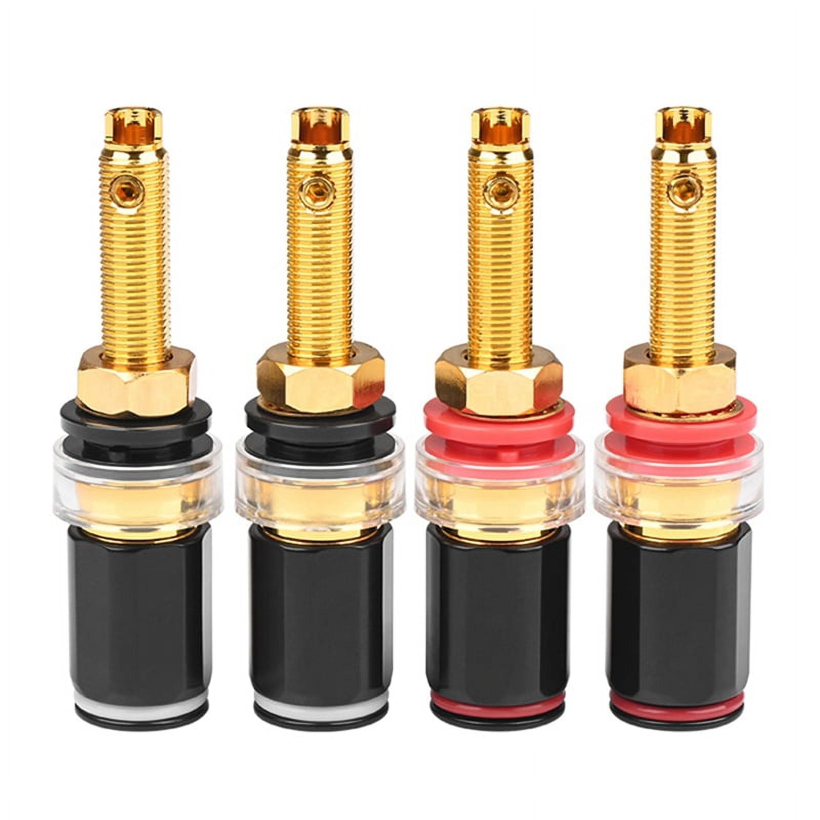 4Pcs Hifi Speaker Terminal Binding Post Pure Copper Gold Plated ...