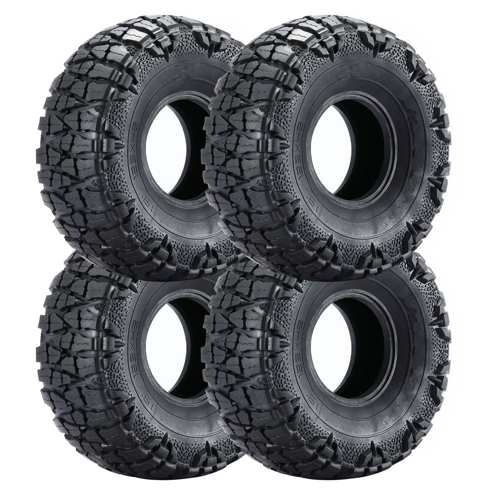 4Pcs High Grip 1.9" RC Car Wheel Tires Aggressive Design, Super Soft ...