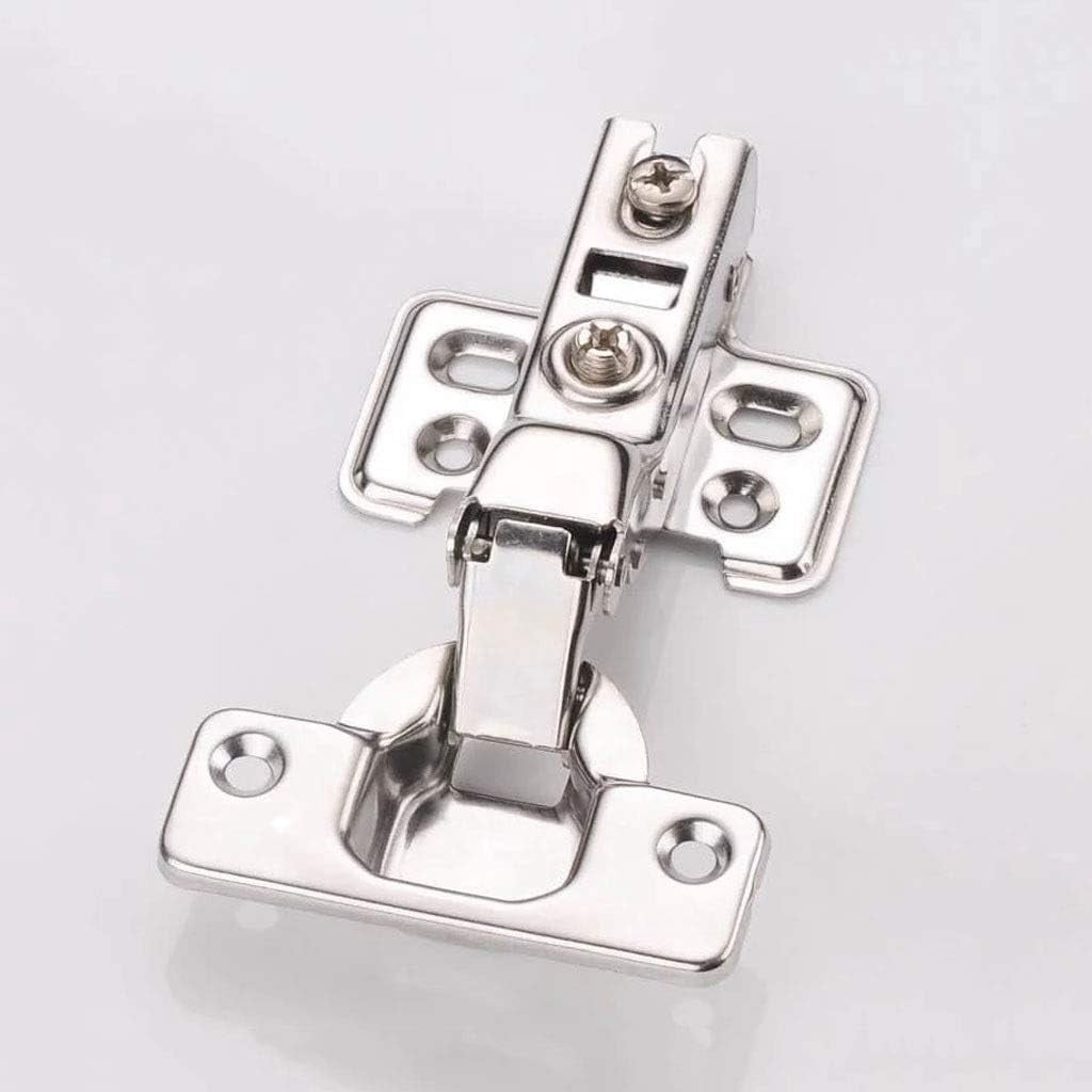 4Pcs Hinge Stainless Steel Hydraulic Cabinet Door Hinges Damper Buffer ...